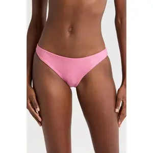 PQ Ruched Hipster Bikini Bottom - Sorbet