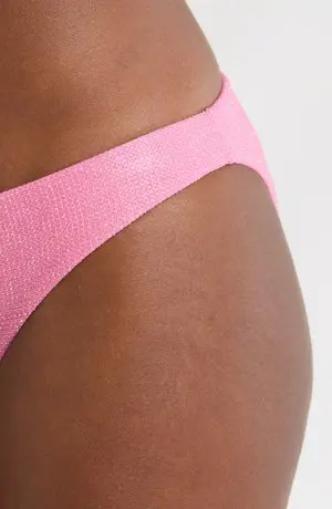 PQ SWIM Ruched Hipster Bikini Bottom - Sorbet