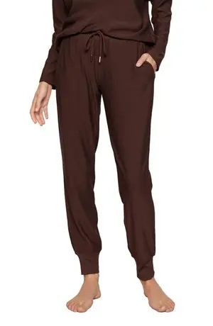 Eberjey Relaxed Joggers - Chocolate