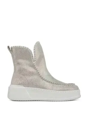 J/SLIDES NYC Jaja High-top Sneakers - Metallic Light Gold
