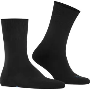 Falke Gender Inclusive Run Crew Socks - Black