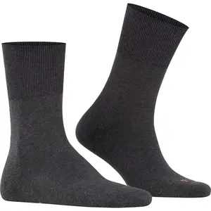 Falke Gender Inclusive Run Crew Socks - Dark Grey