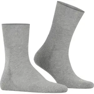Falke Gender Inclusive Run Crew Socks - Light Grey