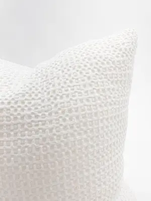 Anaya Cool Cotton Waffle Euro Pillow With Down Alternative Insert