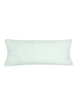 Anaya So Soft Linen Body Pillow With Down Alternative Insert Bright Aqua