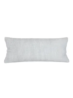 Anaya So Soft Linen Body Pillow With Down Alternative Insert - Light Grey