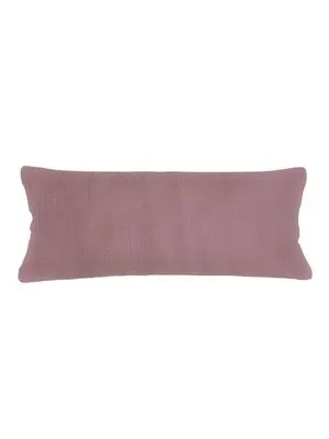 Anaya So Soft Linen Body Pillow With Down Alternative Insert Mauve