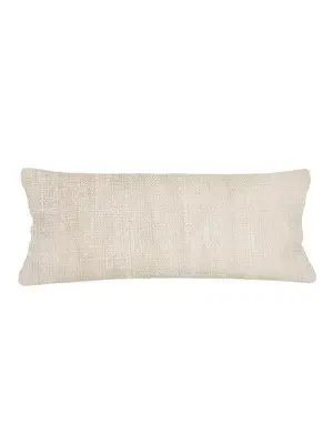 Anaya So Soft Linen Body Pillow With Down Alternative Insert Natural Beige