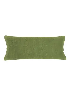 Anaya So Soft Linen Body Pillow With Down Alternative Insert Pure Green
