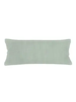 Anaya So Soft Linen Body Pillow With Down Alternative Insert - Sage