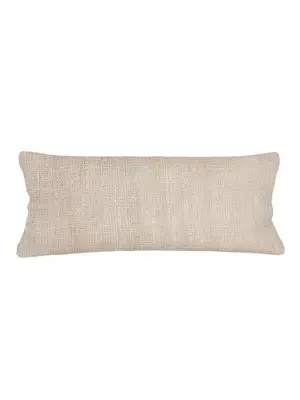 Anaya So Soft Linen Body Pillow With Down Alternative Insert - Warm Beige