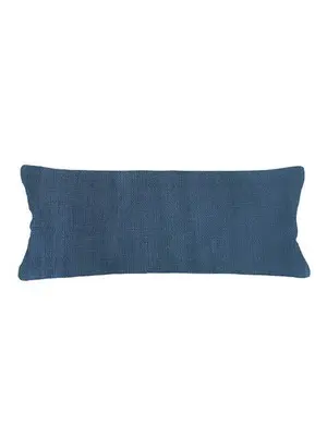 Anaya So Soft Linen Body Pillow Cover Only - Marine Blue