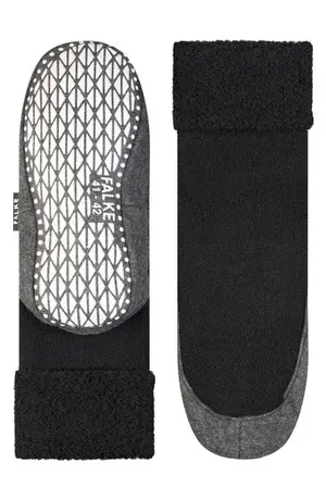 Falke Cozyshoe Wool-blend Sock Slippers - Black