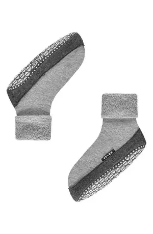 Falke Cozyshoe Wool-blend Sock Slippers - Light Grey