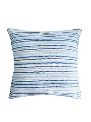 Anaya Yacht Stripe Indoor Outdoor Pillow - Blue