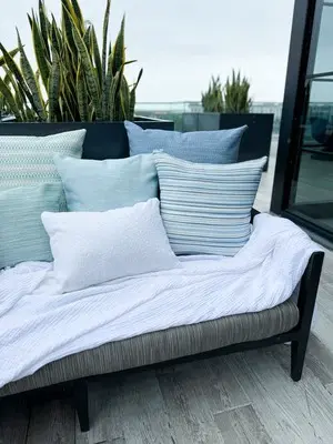 Anaya Yacht Stripe Indoor Outdoor Pillow
