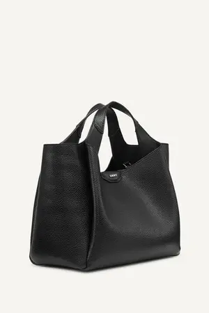 Dkny Willa Satchel Bag - Black/silver