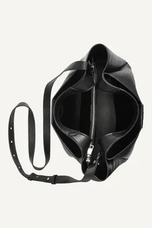 Dkny Willa Satchel Bag - Black/silver