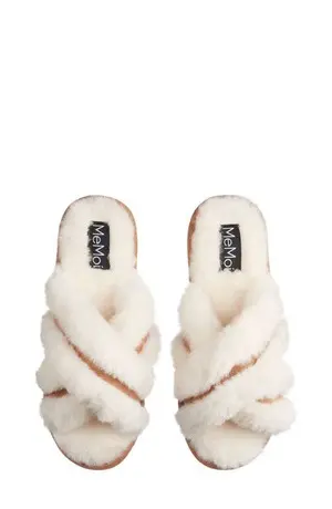 MEMOI Serena Faux Fur Slipper