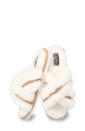 MEMOI Serena Faux Fur Slipper