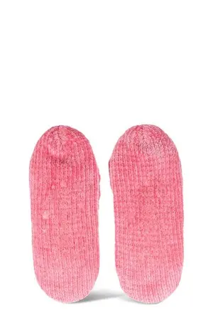 MEMOI Cherries Chenille Slipper Socks