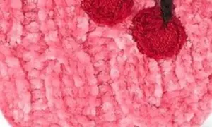 MEMOI Cherries Chenille Slipper Socks