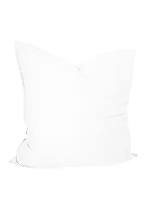 Anaya Stonewashed Cotton Percale Pillow With Down Insert White