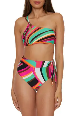 Trina Turk One-shoulder Bikini Top