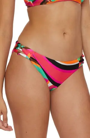 Trina Turk Swoop Reversible Hipster Bikini Bottoms