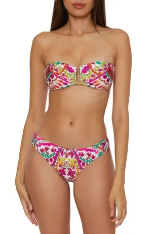 Trina Turk Hawaiian Bandeau Bikini Top