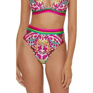Trina Turk High Waisted Bikini Bottom
