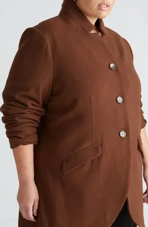 Universal Standard Beas Jacket - Custom Brown