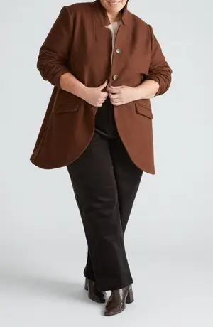 Universal Standard Beas Jacket - Custom Brown