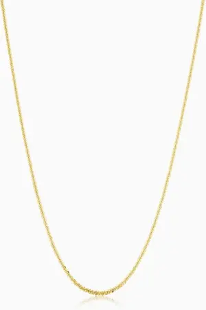 ORADINA 14k Gold Shimmer Adjustable Chain Yellow Gold