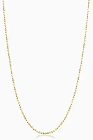 ORADINA 14k Ball Chain Necklace - Yellow Gold