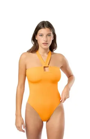 Onia Poppy One-piece Swimsuit - Apricot