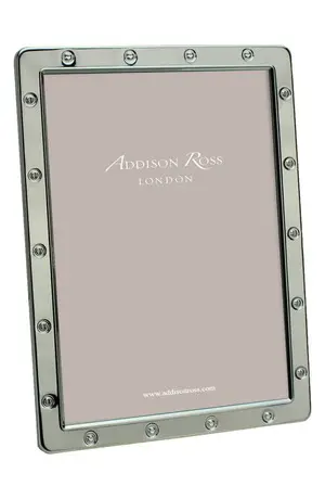 ADDISON ROSS LONDON Locket Plated 4 X 6-inch Picture Frame - Silver