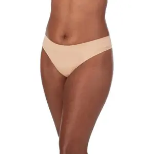 Le Mystère Smooth Shape Leak Resistant Thong - Tan