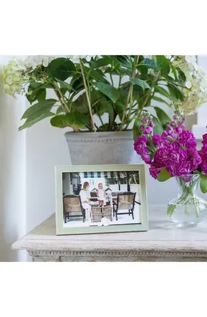 ADDISON ROSS LONDON Sage Enamel Picture Frame