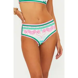 Beach Riot Marcella Bikini Bottom - Tropical Palm