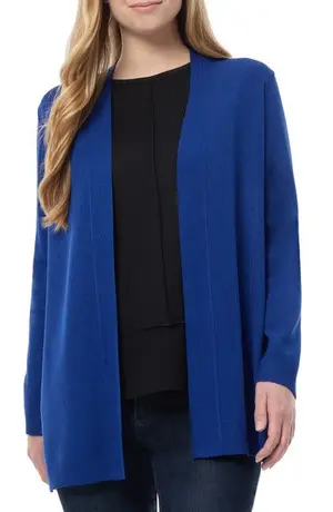 Jones New York Open Front Cardigan - Sapphire