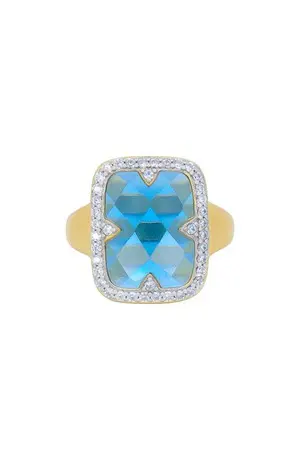 Freida Rothman Coastal Hue Cocktail Ring