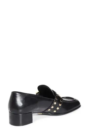 Prada Studded Loafer Pump
