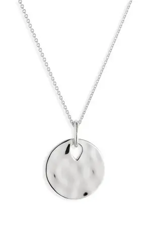 Monica Vinader Ziggy Pendant Necklace - Sterling Silver