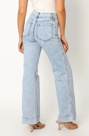 PETAL & PUP Nico High-rise Wide Leg Jeans