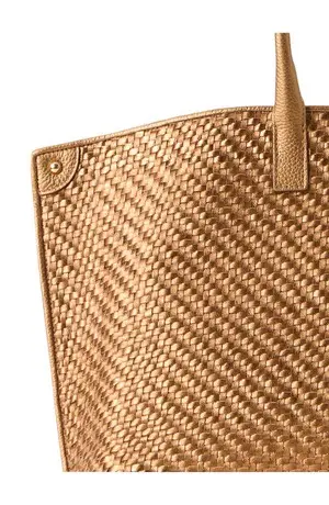 Akris Small Ai Woven Leather Shoulder Bag