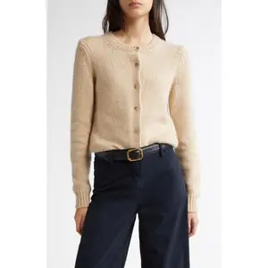 NILI LOTAN Saskia Cashmere Cardigan - Parchment
