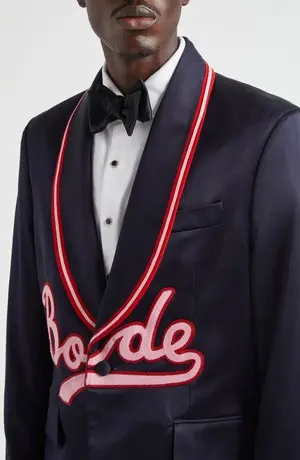 BODE Major League Appliqué Suit Jacket