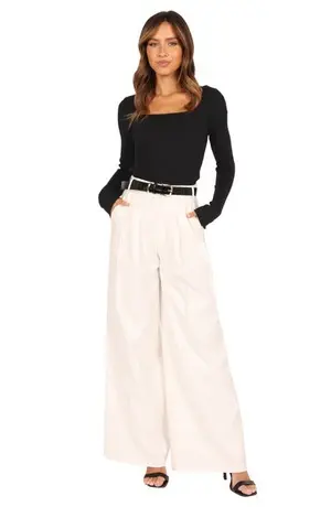 PETAL & PUP Shani Rib Top
