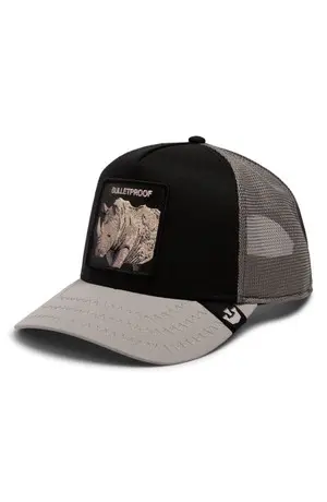 GOORIN BROS Bulletproof Rhono Patch Trucker Hat - Onyx